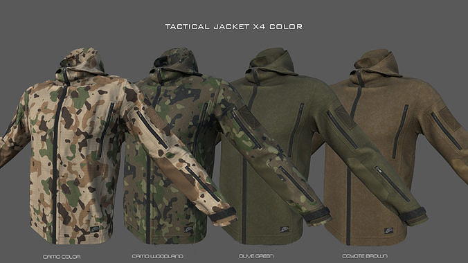 3D model PATRIOT JACKET VR / AR / low-poly | CGTrader