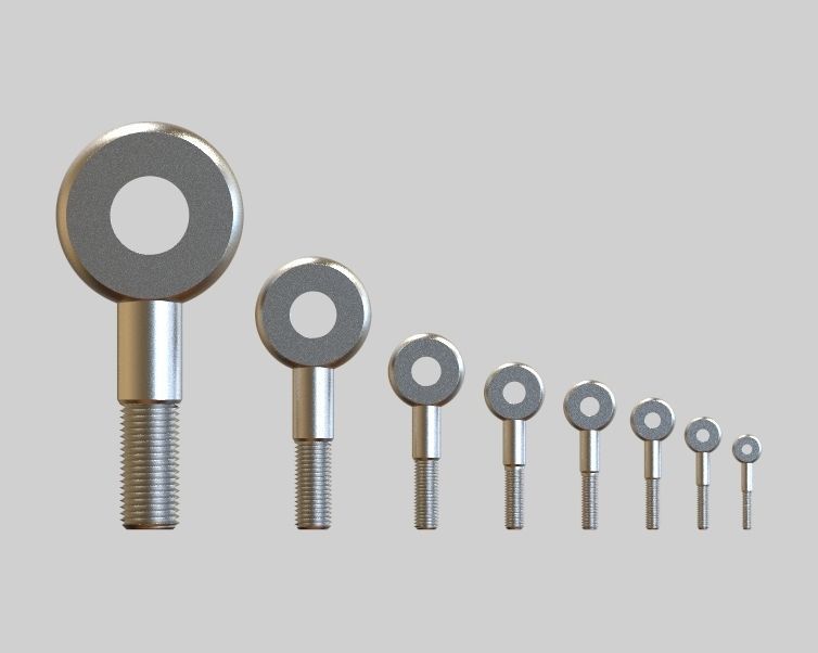 M48 Eye Bolt 3D model 3D printable | CGTrader