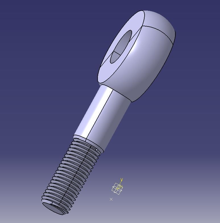 M30 Eye Bolt 3D model 3D printable | CGTrader