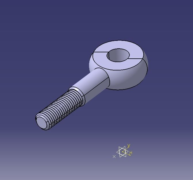 M20 Eye Bolt 3D model 3D printable | CGTrader