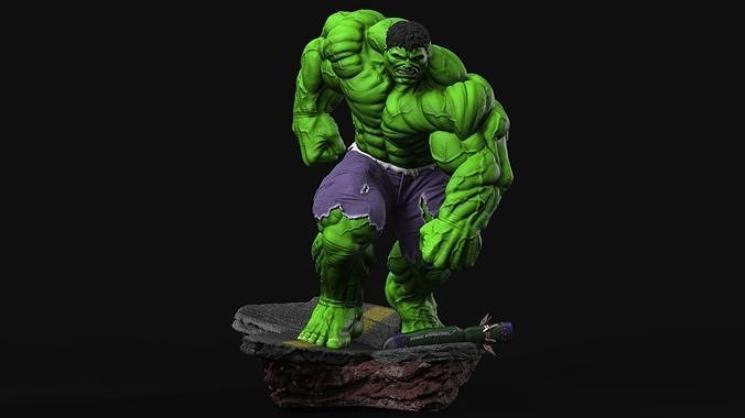 HULK - Marvel 3D model 3D printable | CGTrader