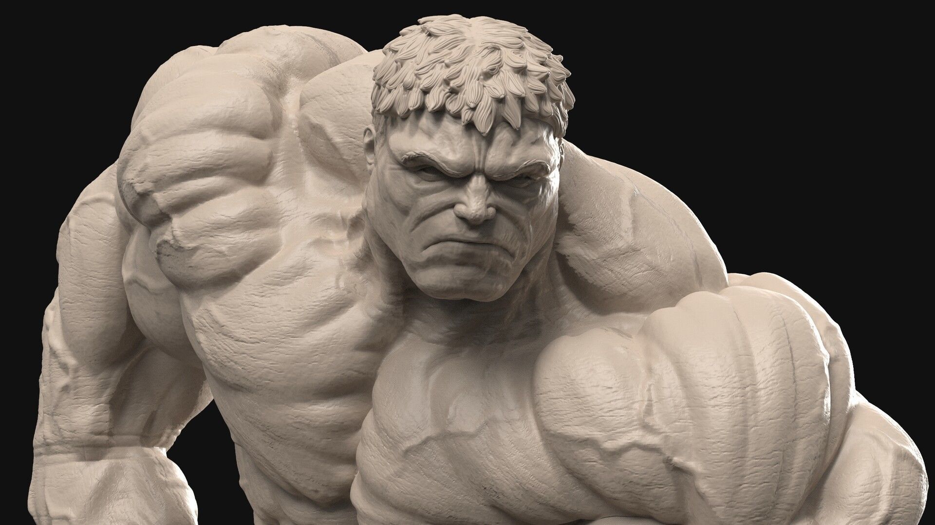 HULK - Marvel 3D model 3D printable | CGTrader
