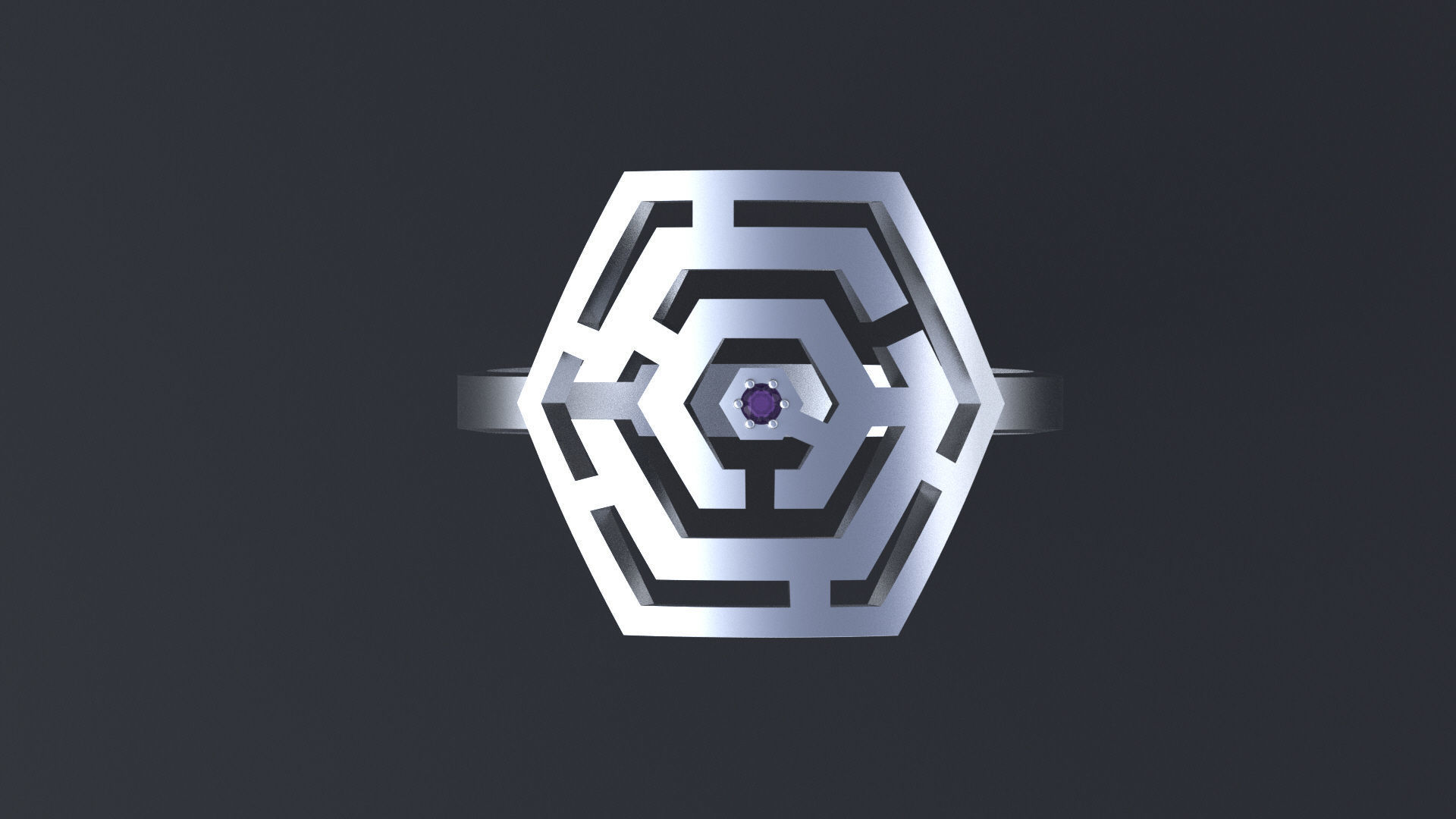 Ring maze for CNC or 3D model 3D printable | CGTrader