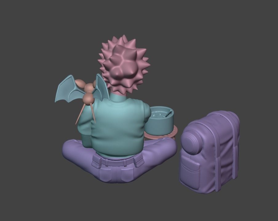 Brock cooking - Pokemon - 3D PRINT 3D model 3D printable | CGTrader