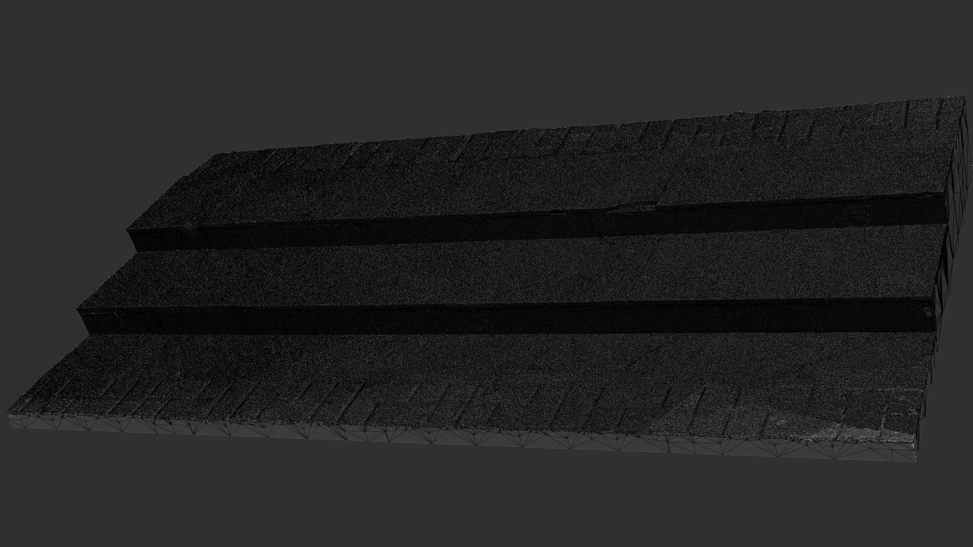 Long steps in the park 3d scan 3D model | CGTrader