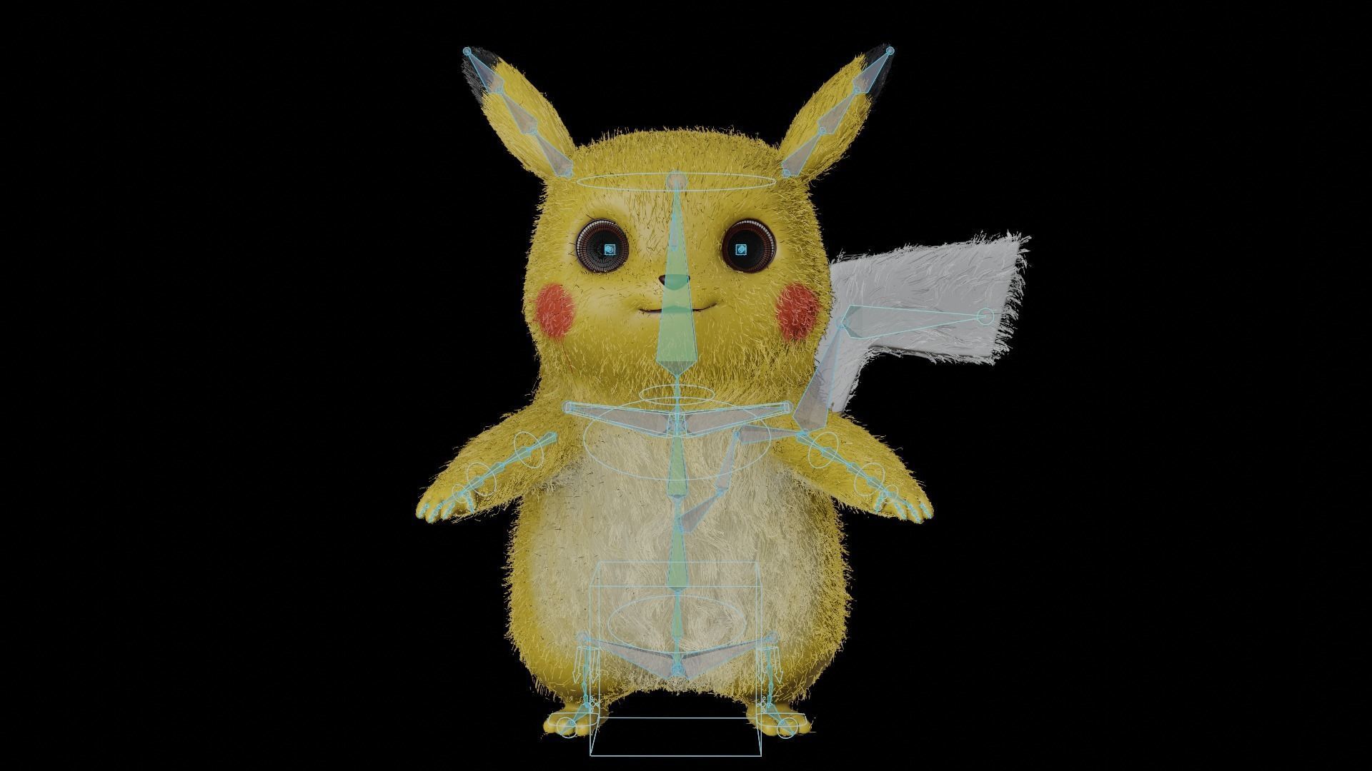 3D model Pikachu dance VR / AR / low-poly | CGTrader