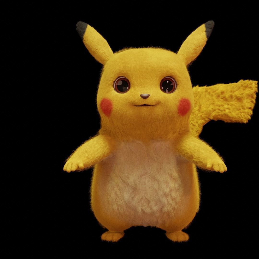3D model Pikachu dance VR / AR / low-poly | CGTrader