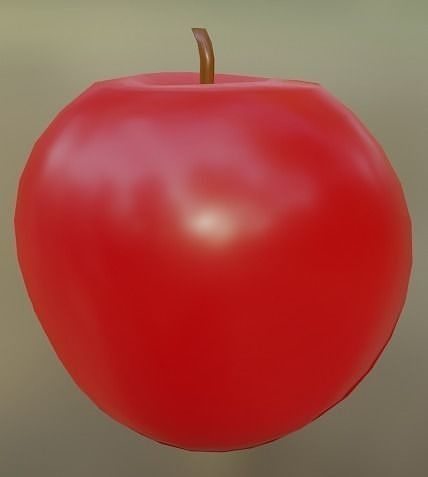 3D model Cartoon Apple For VRChat VR / AR / low-poly | CGTrader