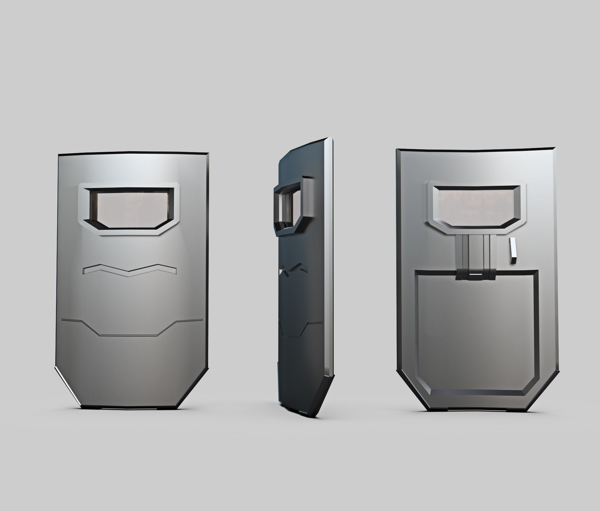 Sci-Fi Shield Base Mesh 3D model | CGTrader