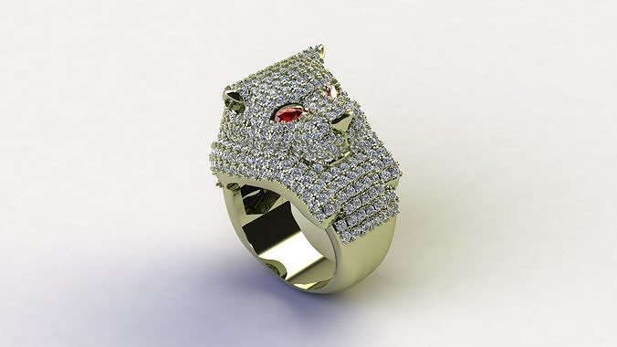 Tiger Ring Puma 3D model | CGTrader