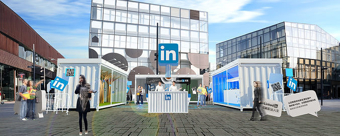 container booth 3D model | CGTrader