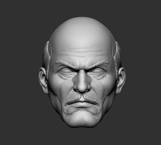 Alfred Pennyworth - Headsculpt for Action figures 3D model 3D printable ...