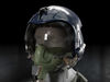 High Quality HGU-33 Fighter Pilot Helmet with MBU-12 Oxygen Mask 3D ...