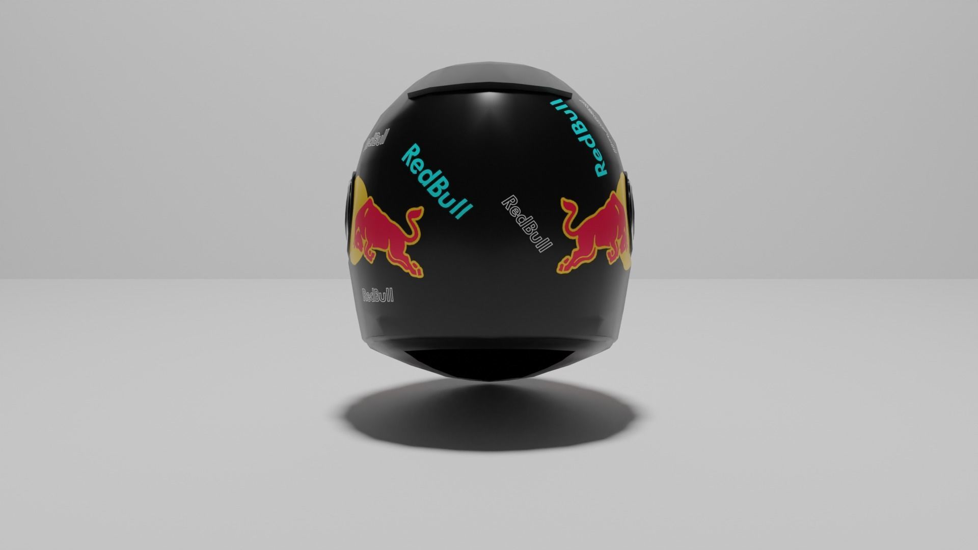 3D model Red bull Helmet VR / AR / low-poly | CGTrader