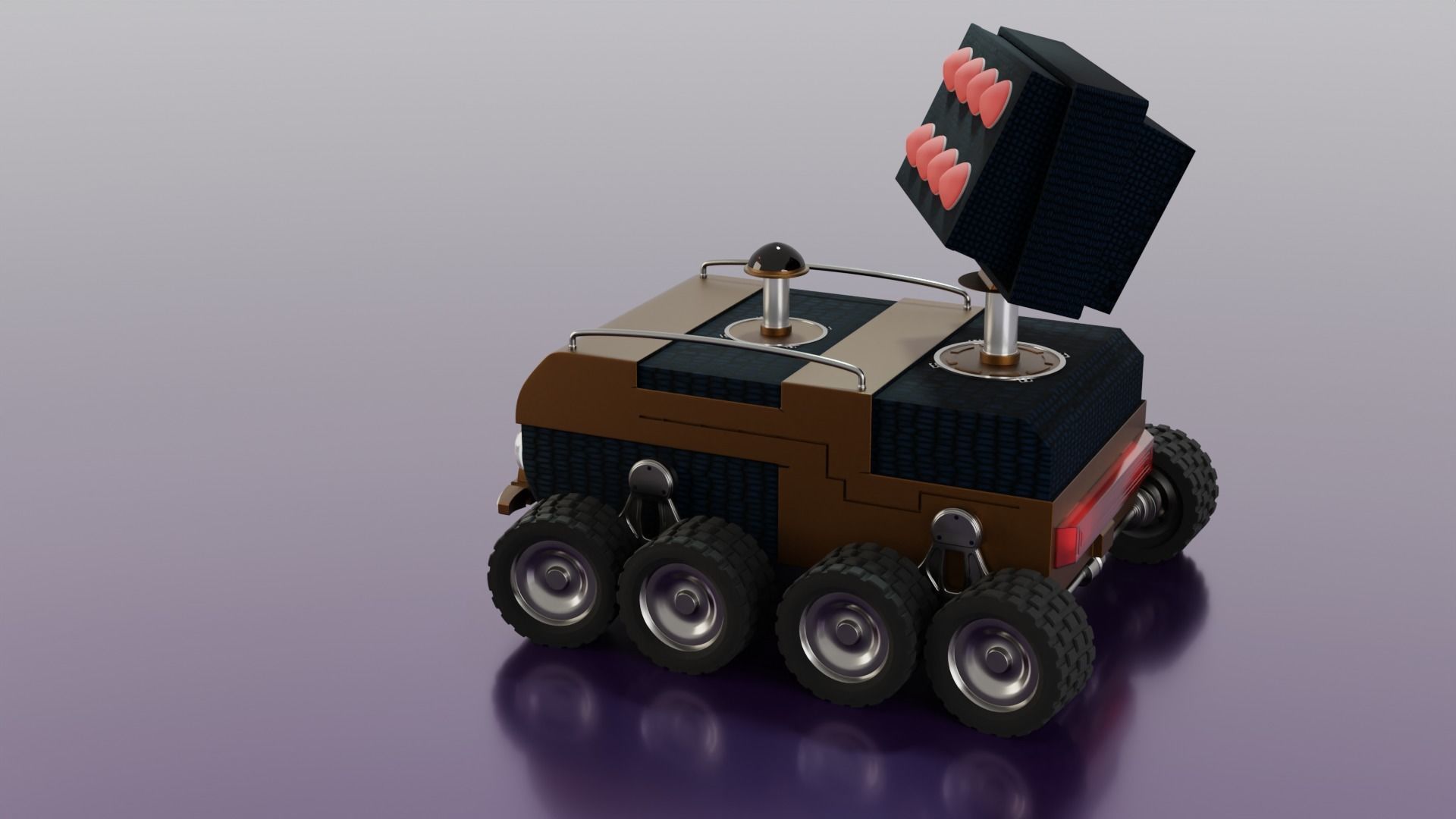 robot-car 3D model | CGTrader