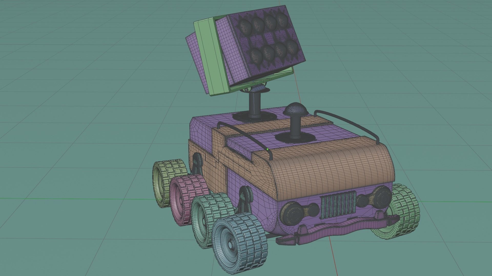 robot-car 3D model | CGTrader