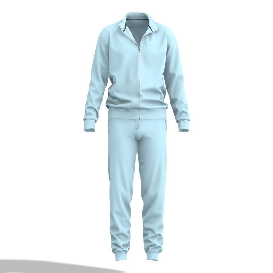 3D model MALE TRACKSUIT w MD file and obj file 3D model VR / AR / low ...