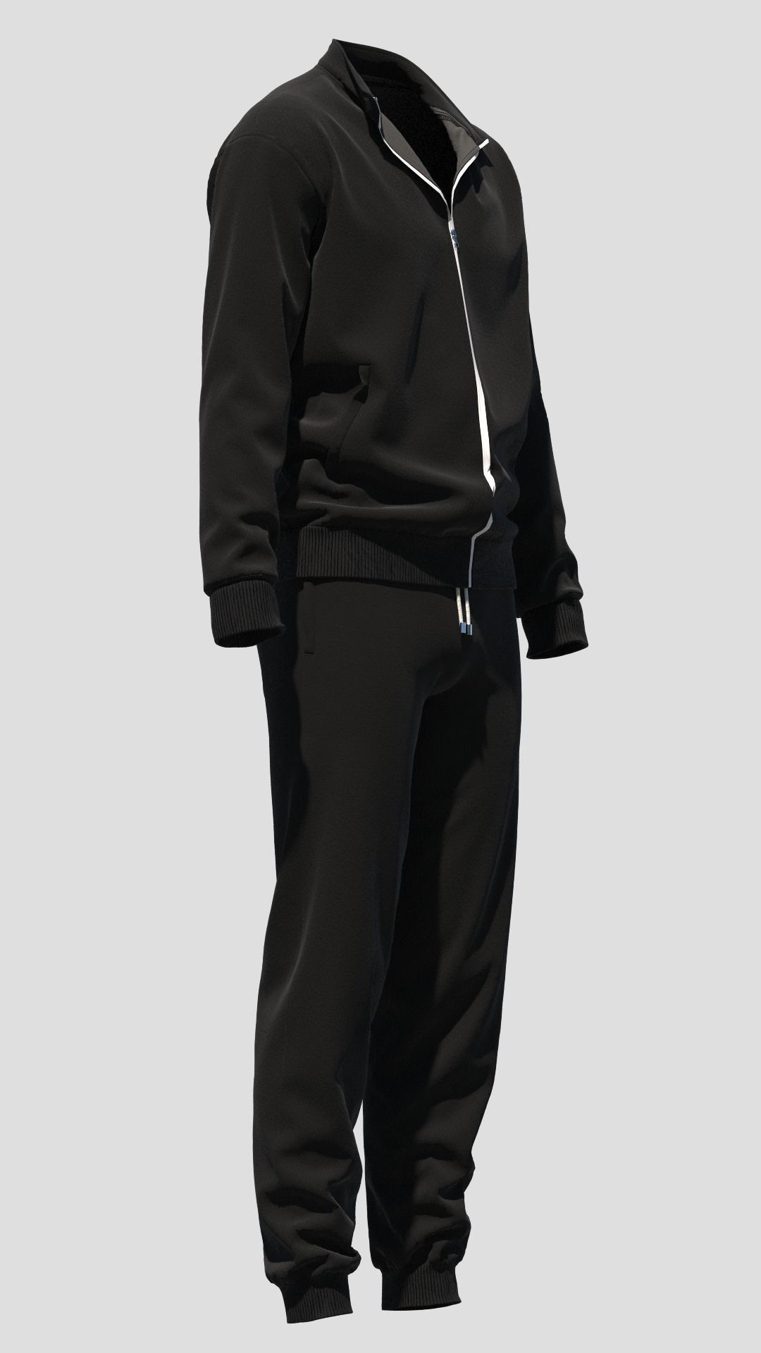 3D model MALE TRACKSUIT w MD file and obj file 3D model VR / AR / low ...
