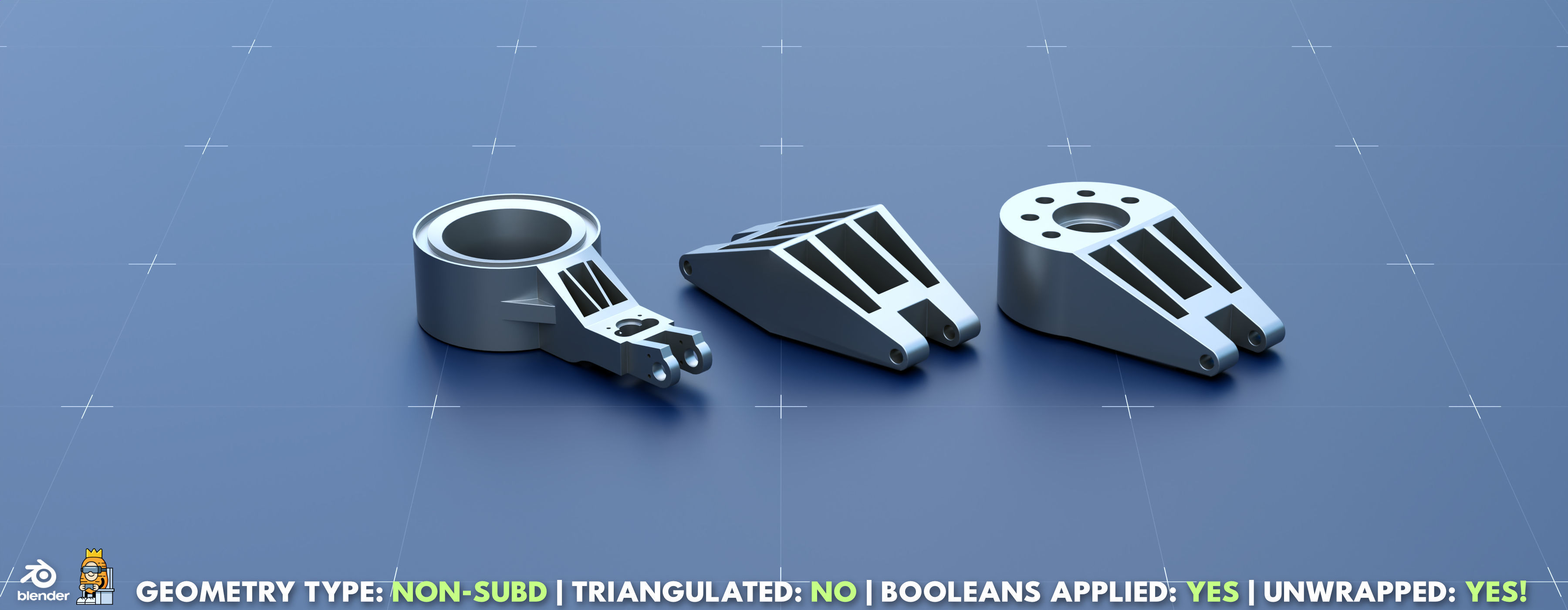 Simple Technology Kitbash Pack 7 3D model | CGTrader