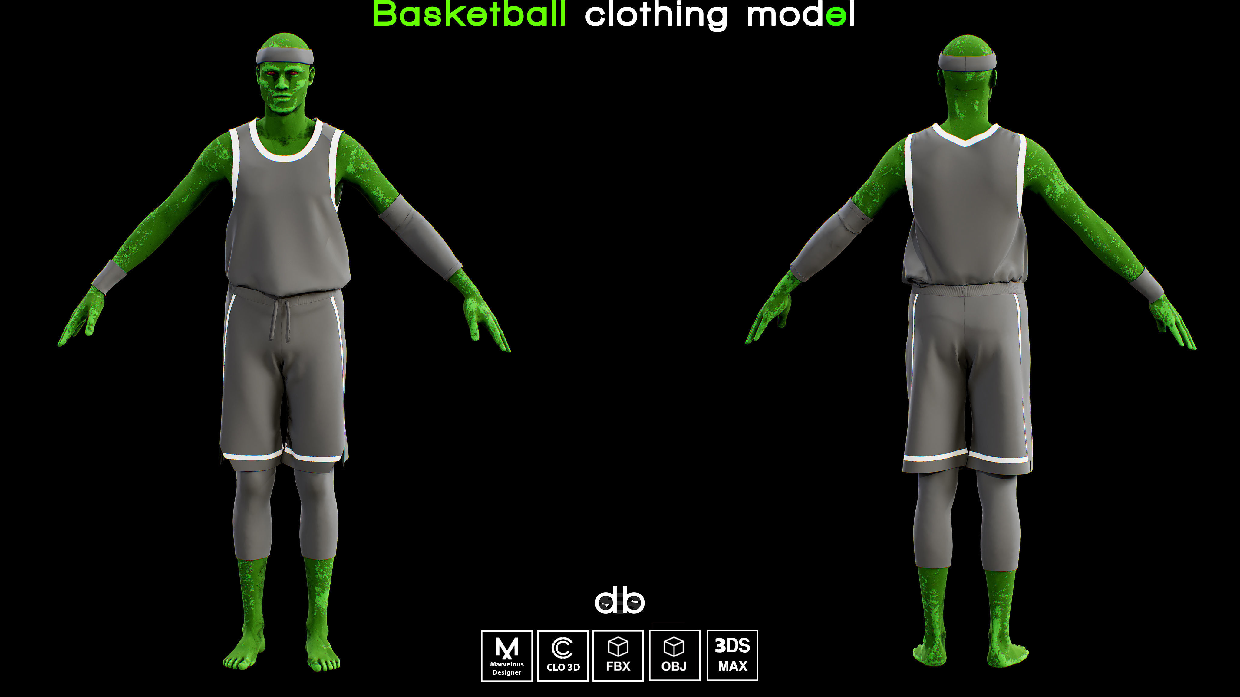 3D model Basketball clothing model VR / AR / low-poly | CGTrader