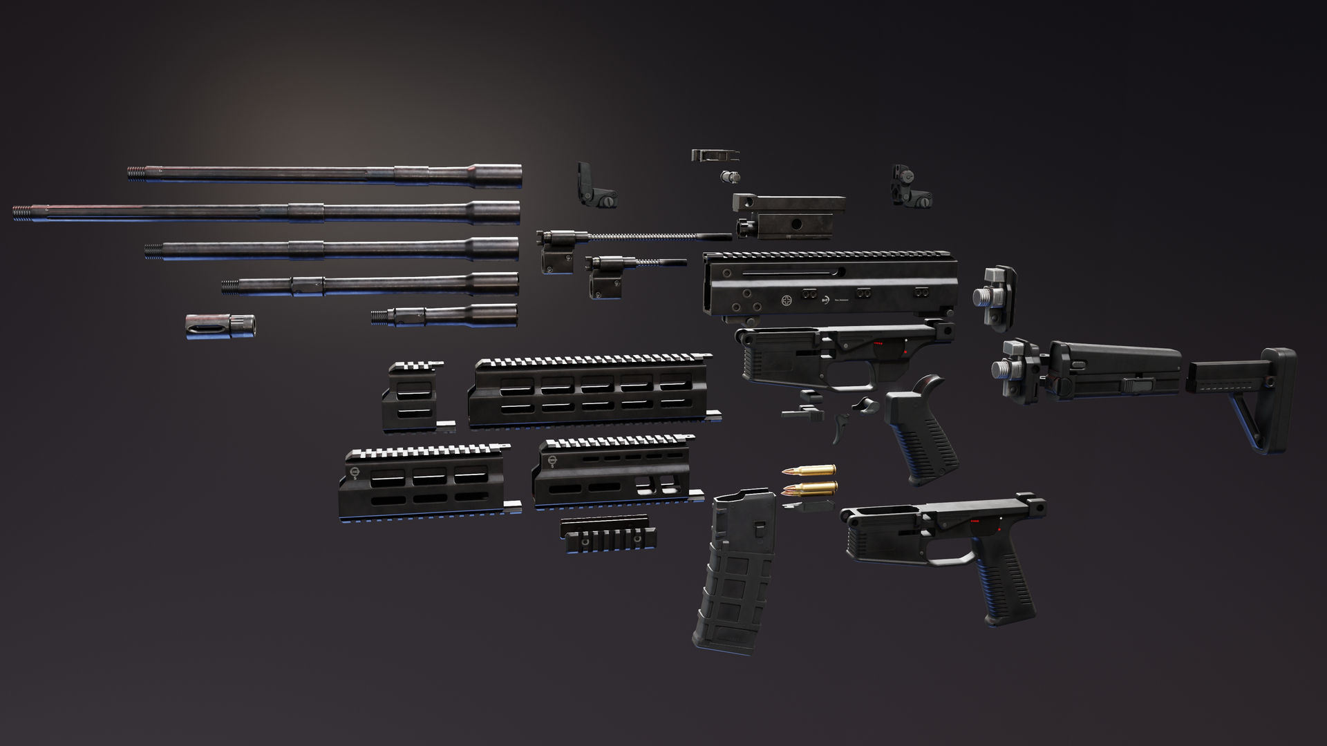 3D model BT APC Rifle VR / AR / low-poly | CGTrader