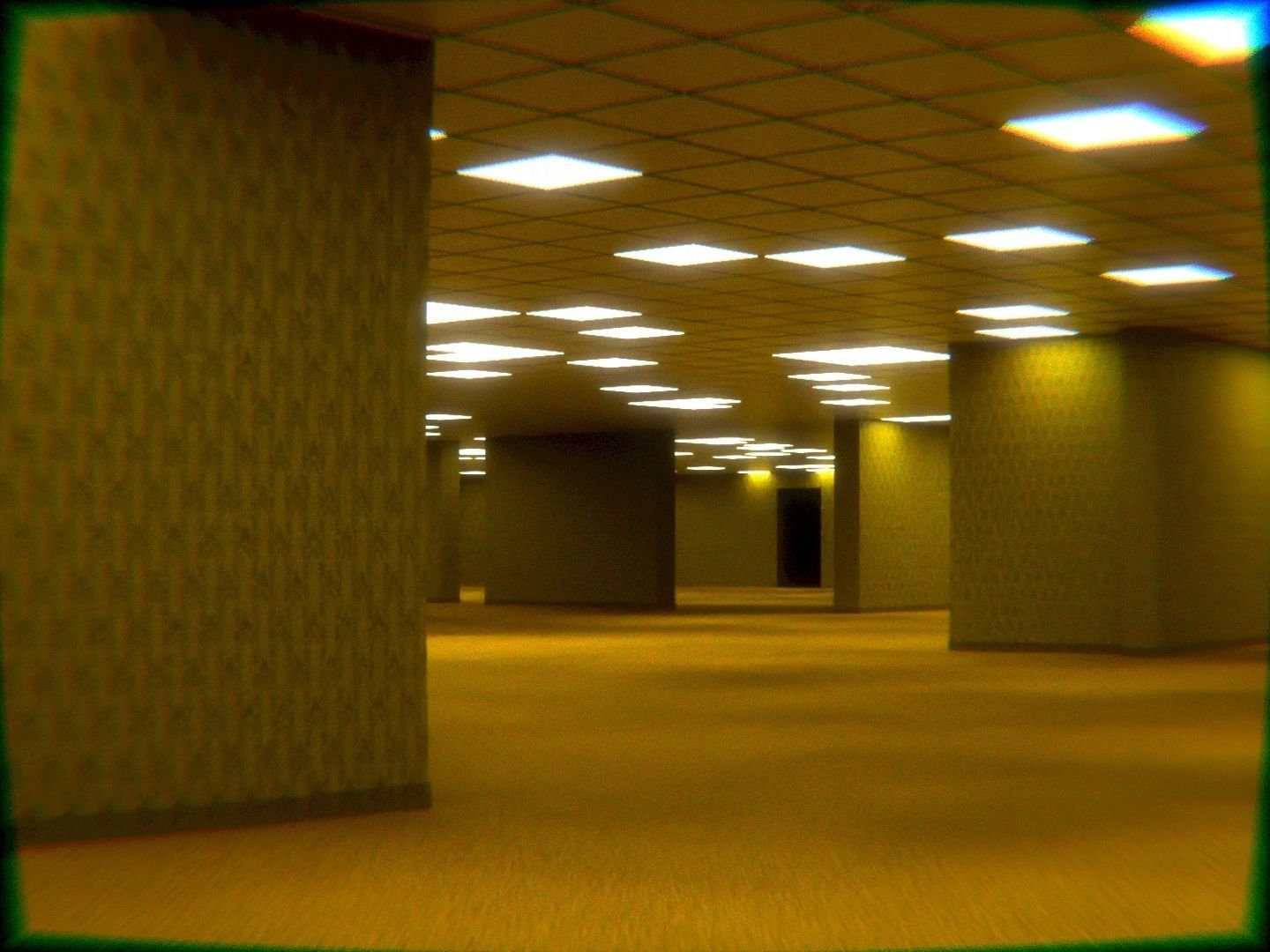 Realistic Lobby Level 0 Backrooms 3D model | CGTrader