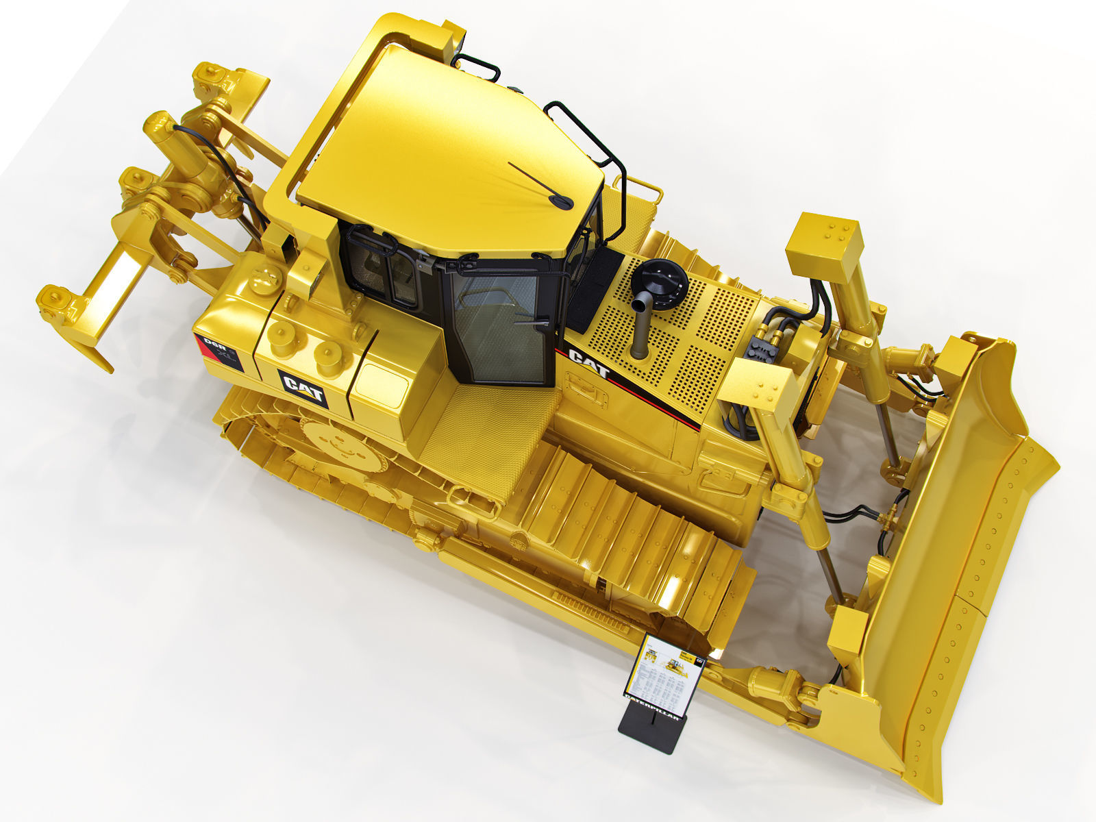 Crawler Dozer D6R 3D model | CGTrader
