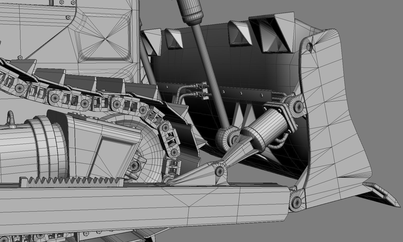 Crawler Dozer D6R 3D model | CGTrader