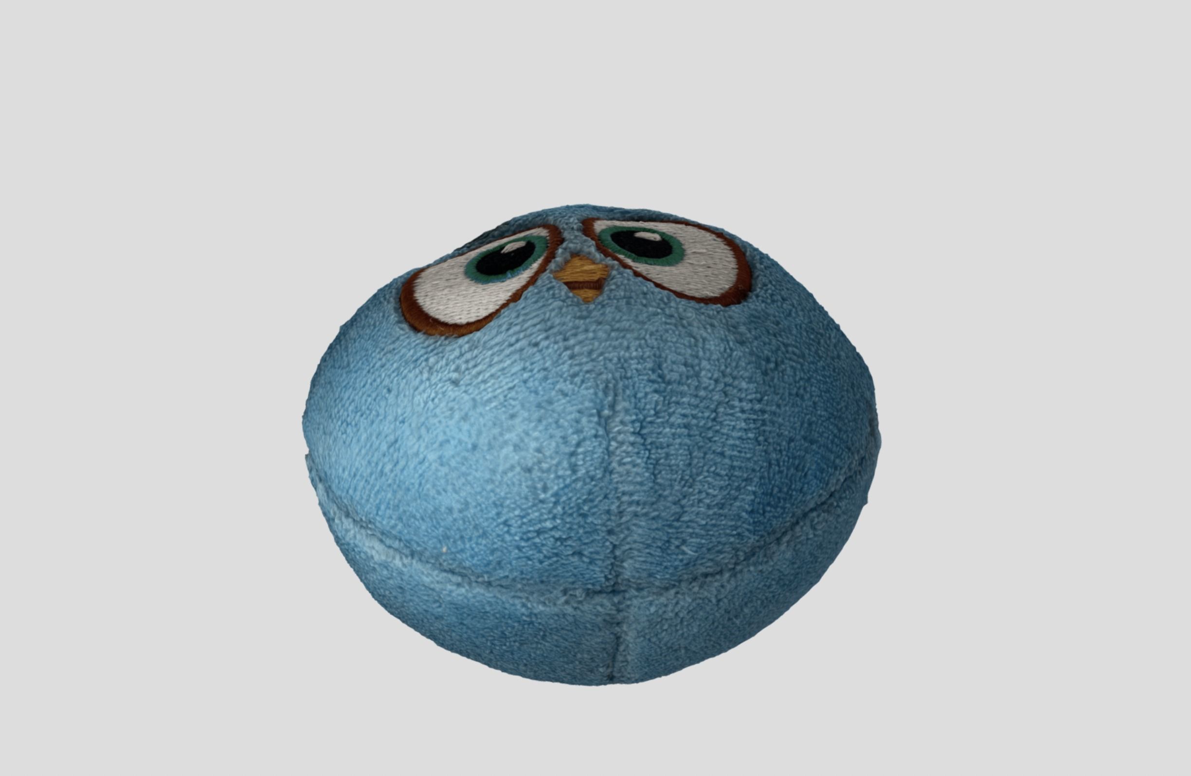 Blue Angry Birds Plush Toy 3D model | CGTrader