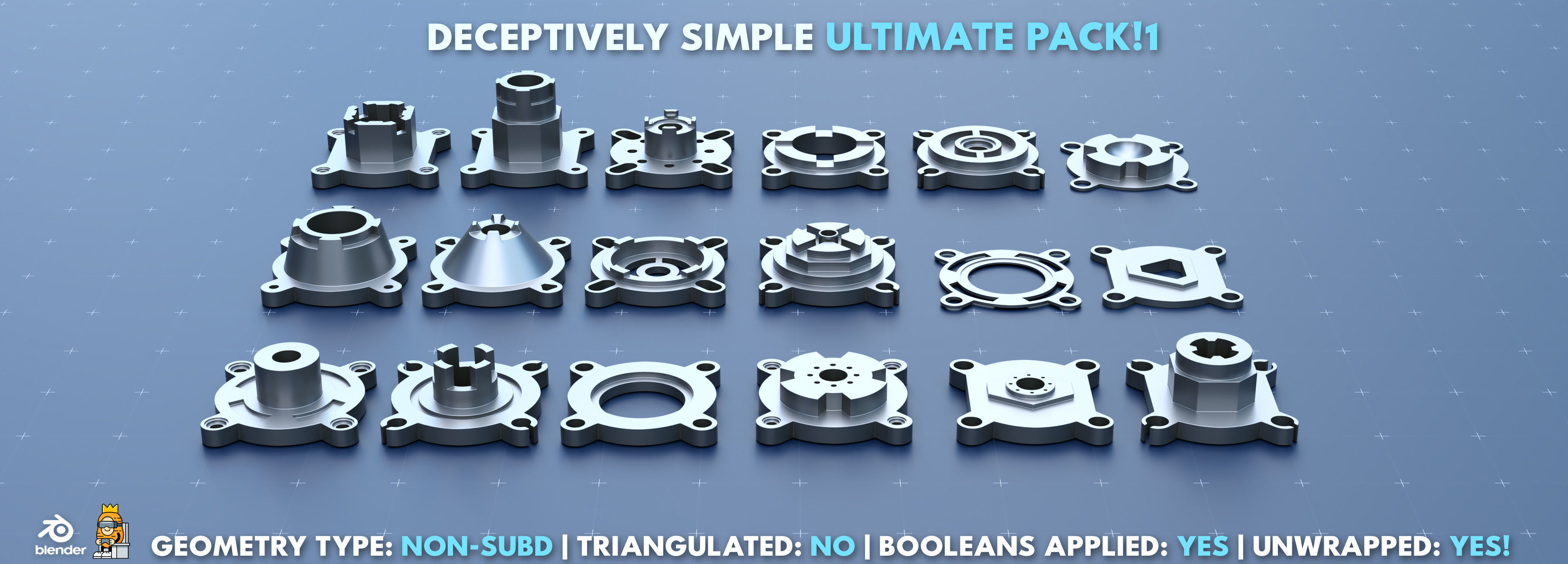 Simple Kitbash Bundle Ultimate Pack 1 3D model | CGTrader
