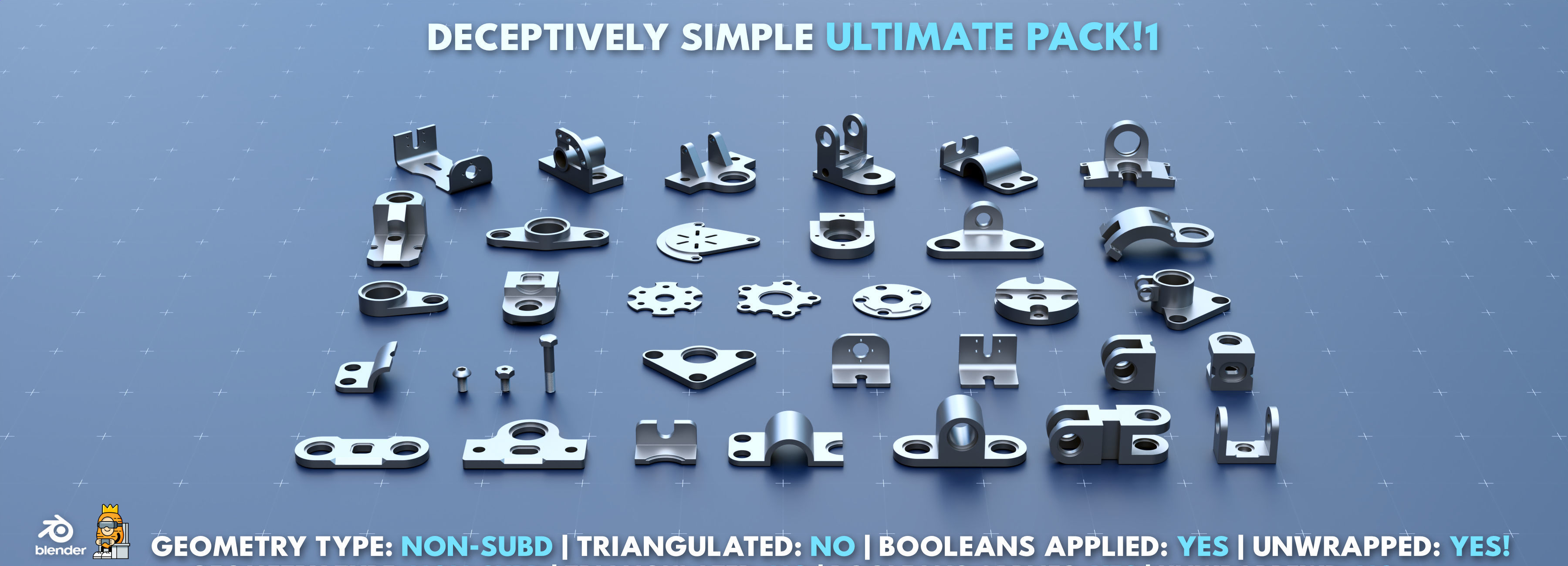 Simple Kitbash Bundle Ultimate Pack 1 3D model | CGTrader
