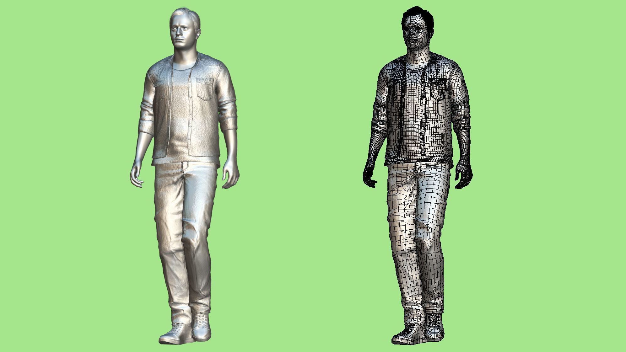 Rigged casual man walking 3D model animated rigged | CGTrader