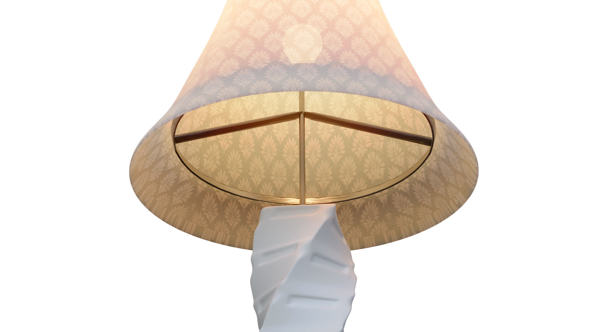 Table Lamp Twisted Base 3D model | CGTrader