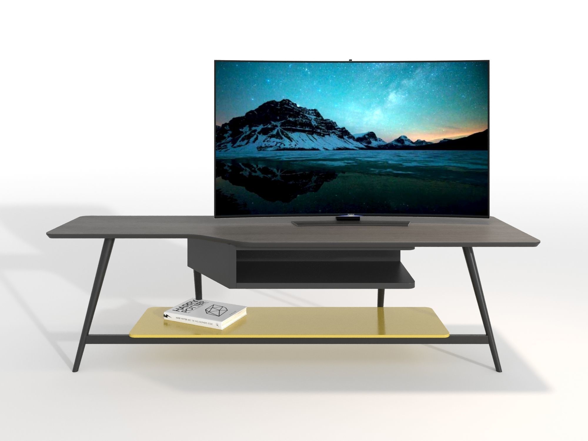 OCTET TV UNIT ROCHE BOBOIS Tv stand Low-poly 3D model 3D model | CGTrader