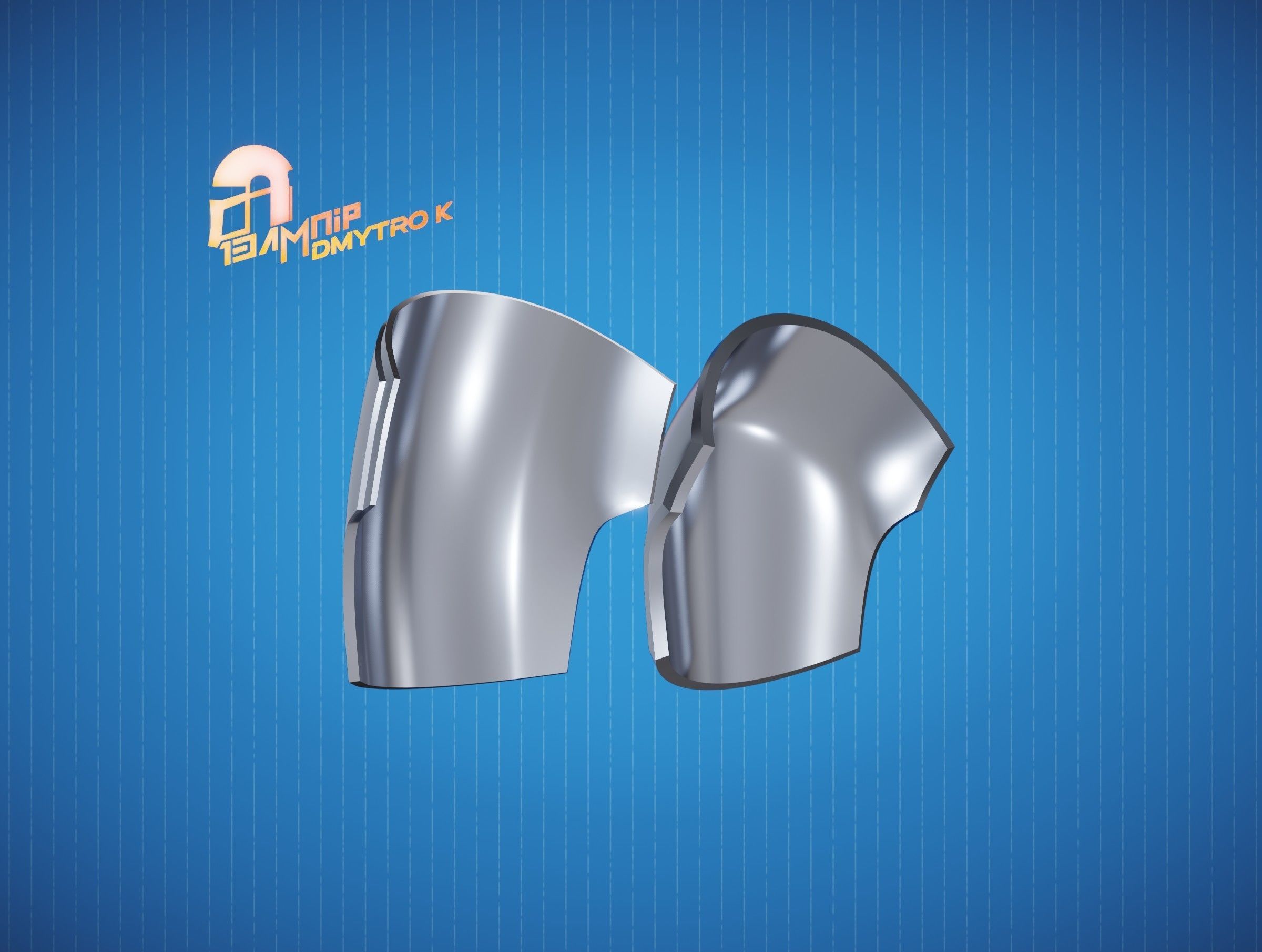 Custom Mandalorian Shoulder Armor 3D model 3D printable | CGTrader