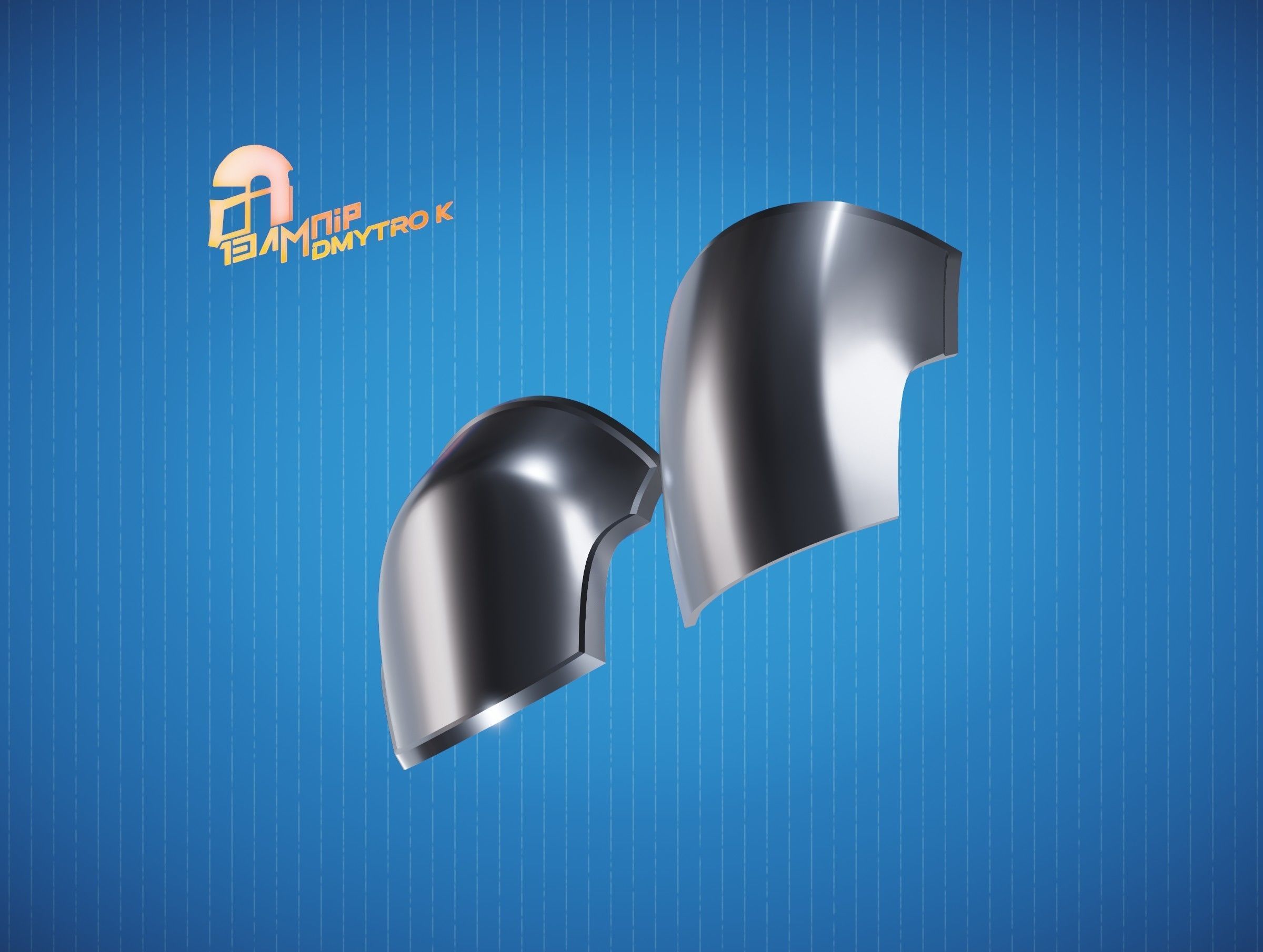 Custom Mandalorian Shoulder Armor 3D model 3D printable | CGTrader