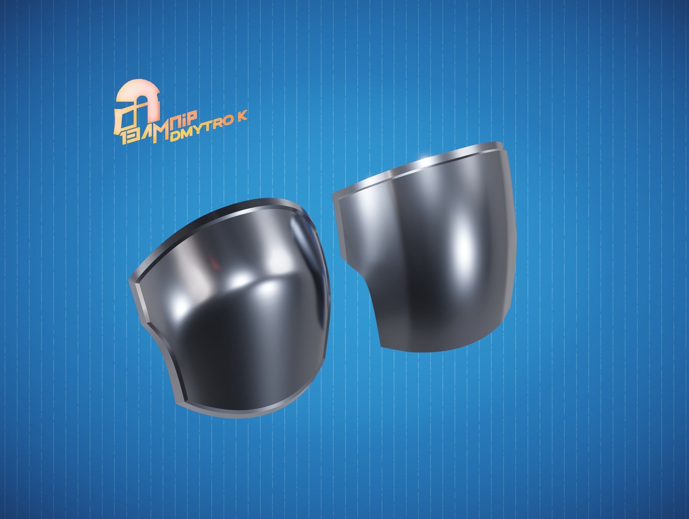 Custom Mandalorian Shoulder Armor 3D model 3D printable | CGTrader