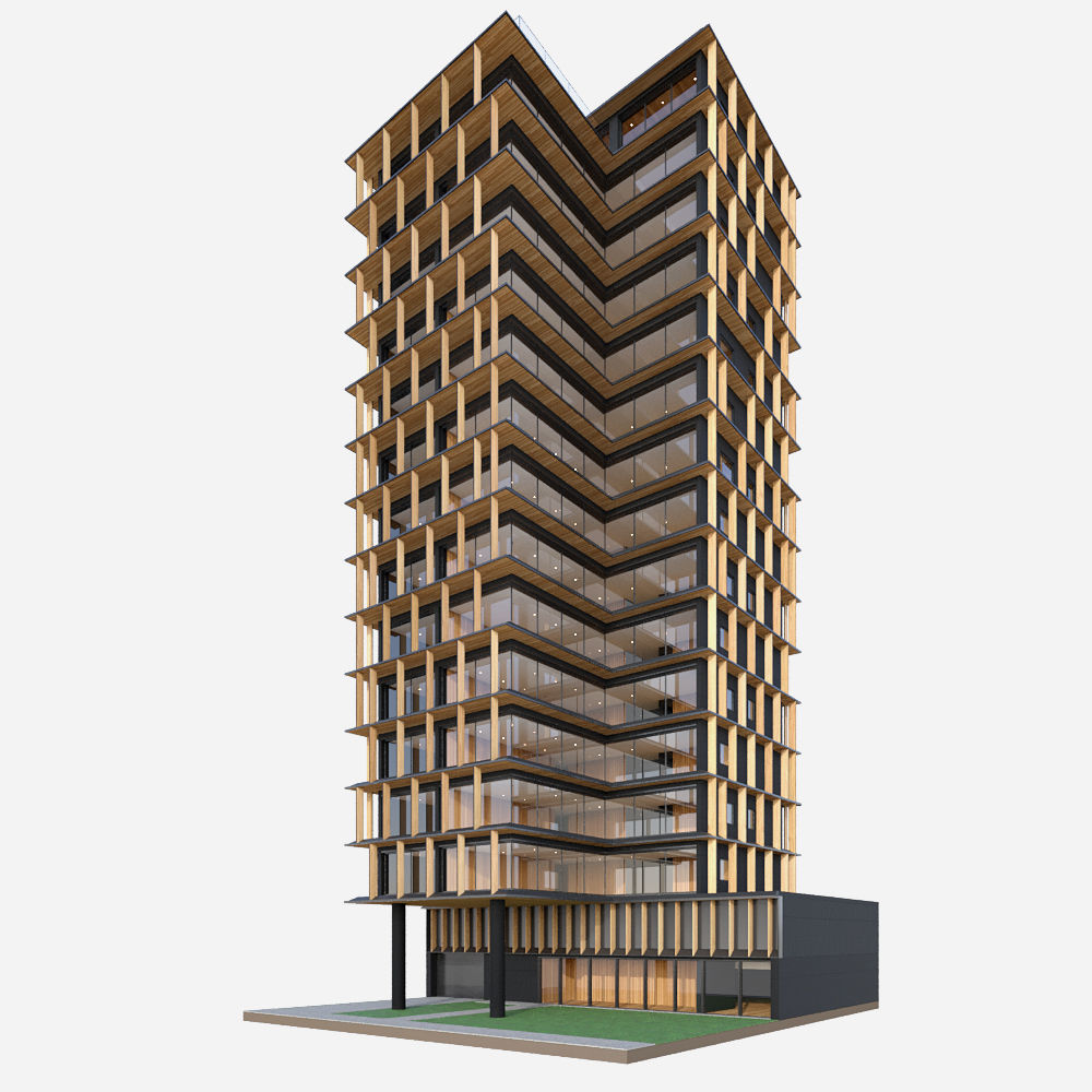 Modern Building 3D model | CGTrader