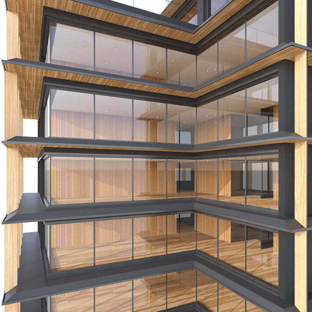 Modern Building 3D model | CGTrader