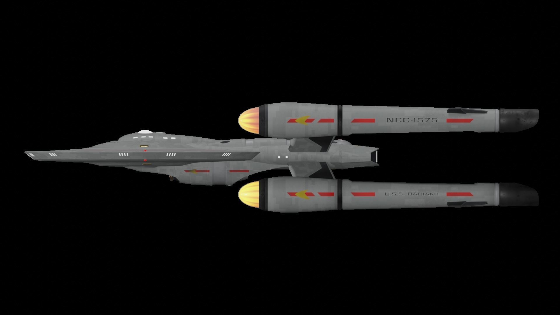 3D model Star Trek Radiant-Class Starship VR / AR / low-poly | CGTrader