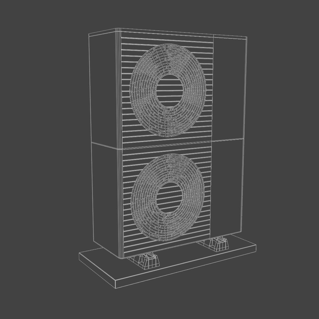 Heat pump 3D model | CGTrader