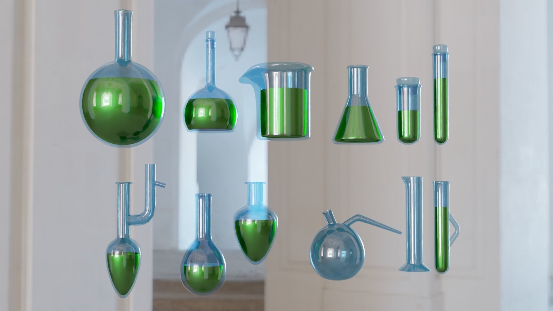 3D model lab tubes VR / AR / low-poly | CGTrader