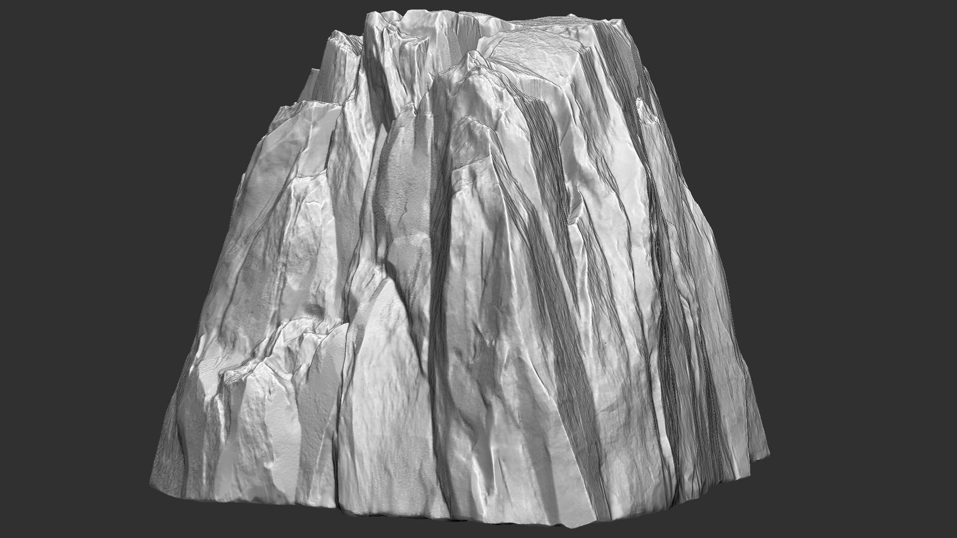 3D Mountain rock Zbrush sculpt 3D model | CGTrader