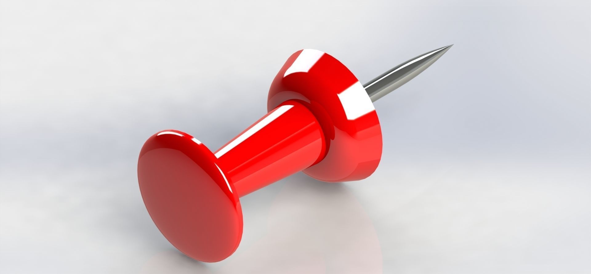 drawing pin 3D model rigged | CGTrader