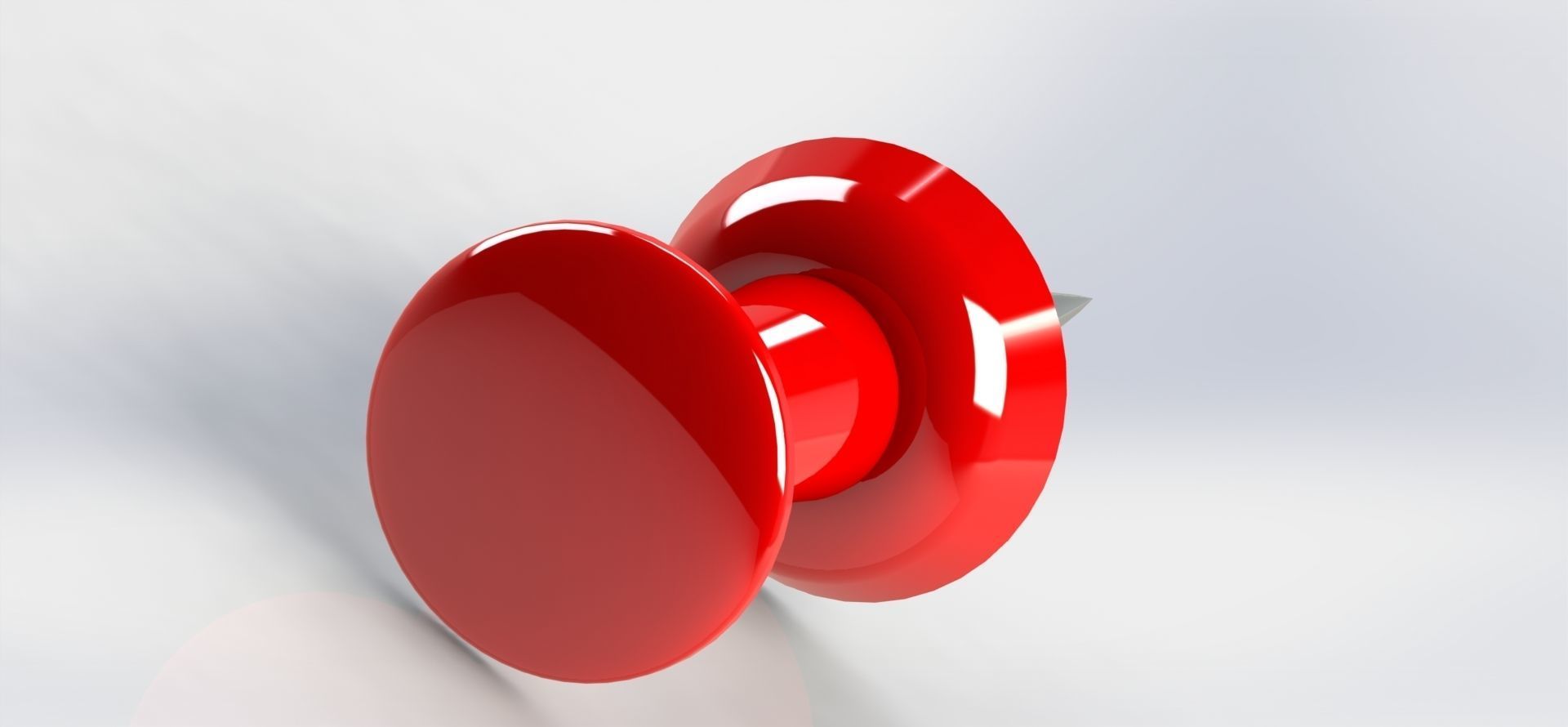 drawing pin 3D model rigged | CGTrader