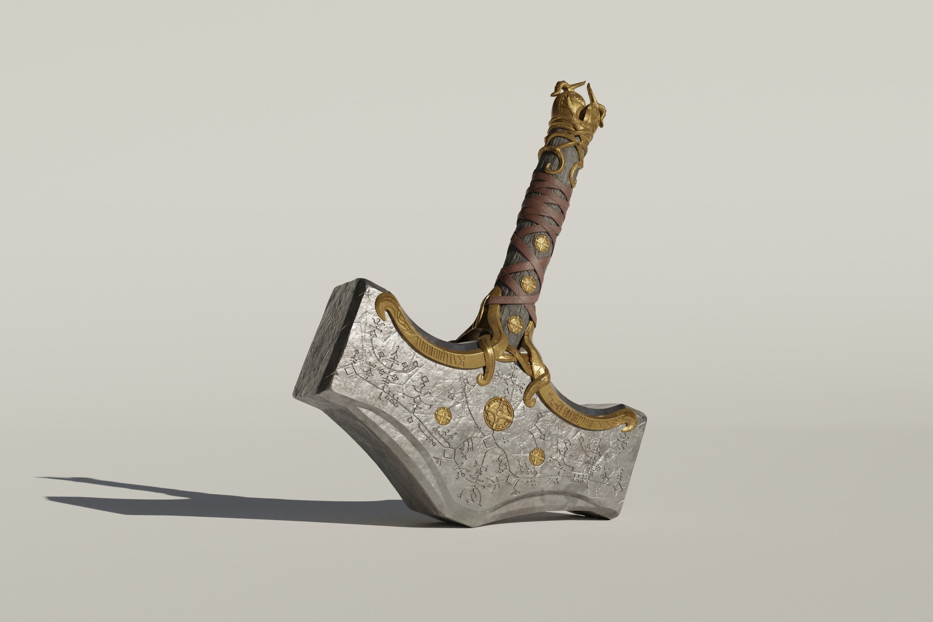 God of War - Thor mjolnir 3D model 3D printable | CGTrader