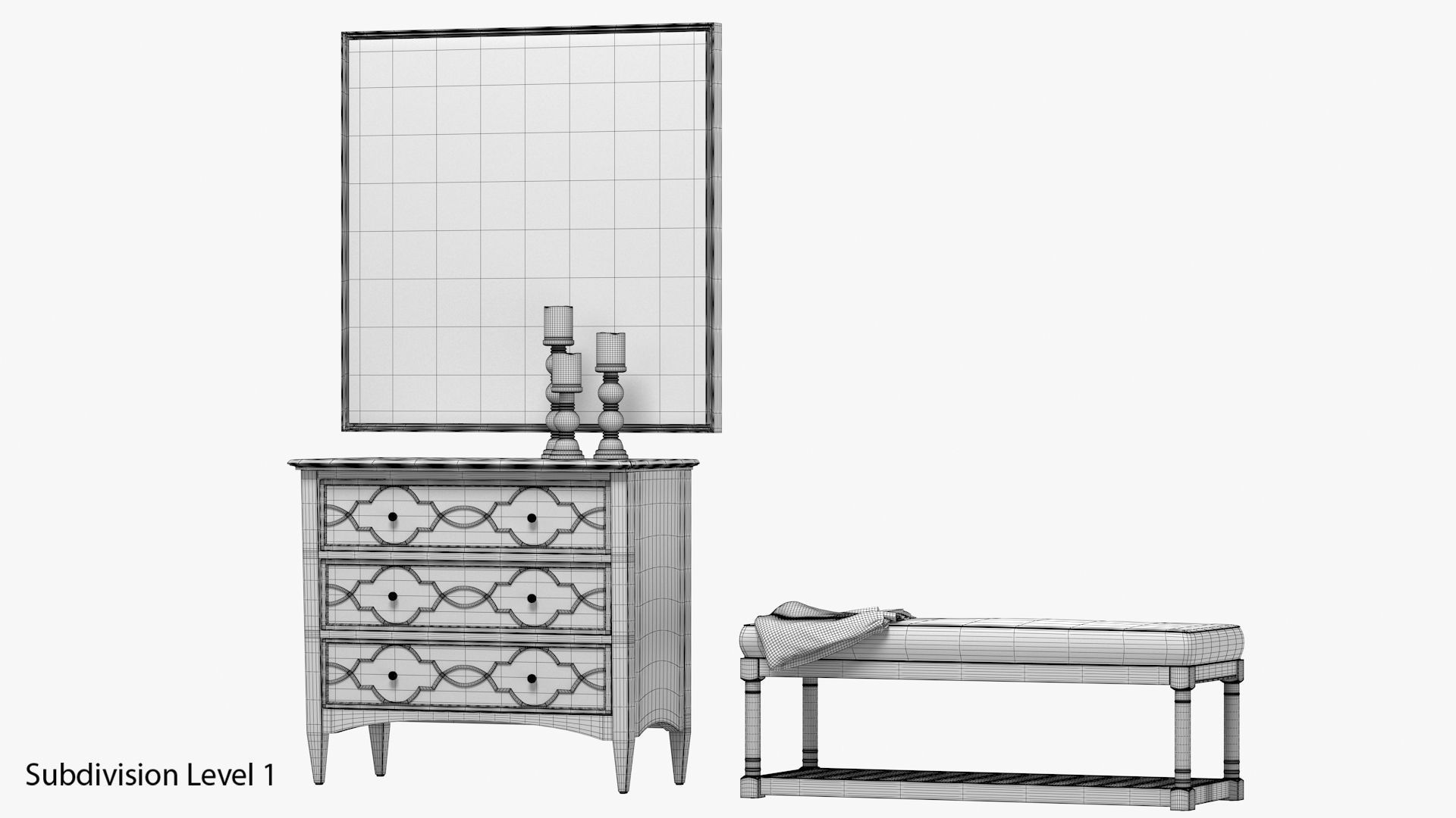 Ethan Allen Trace a Path Back Home Entryway 3D model | CGTrader