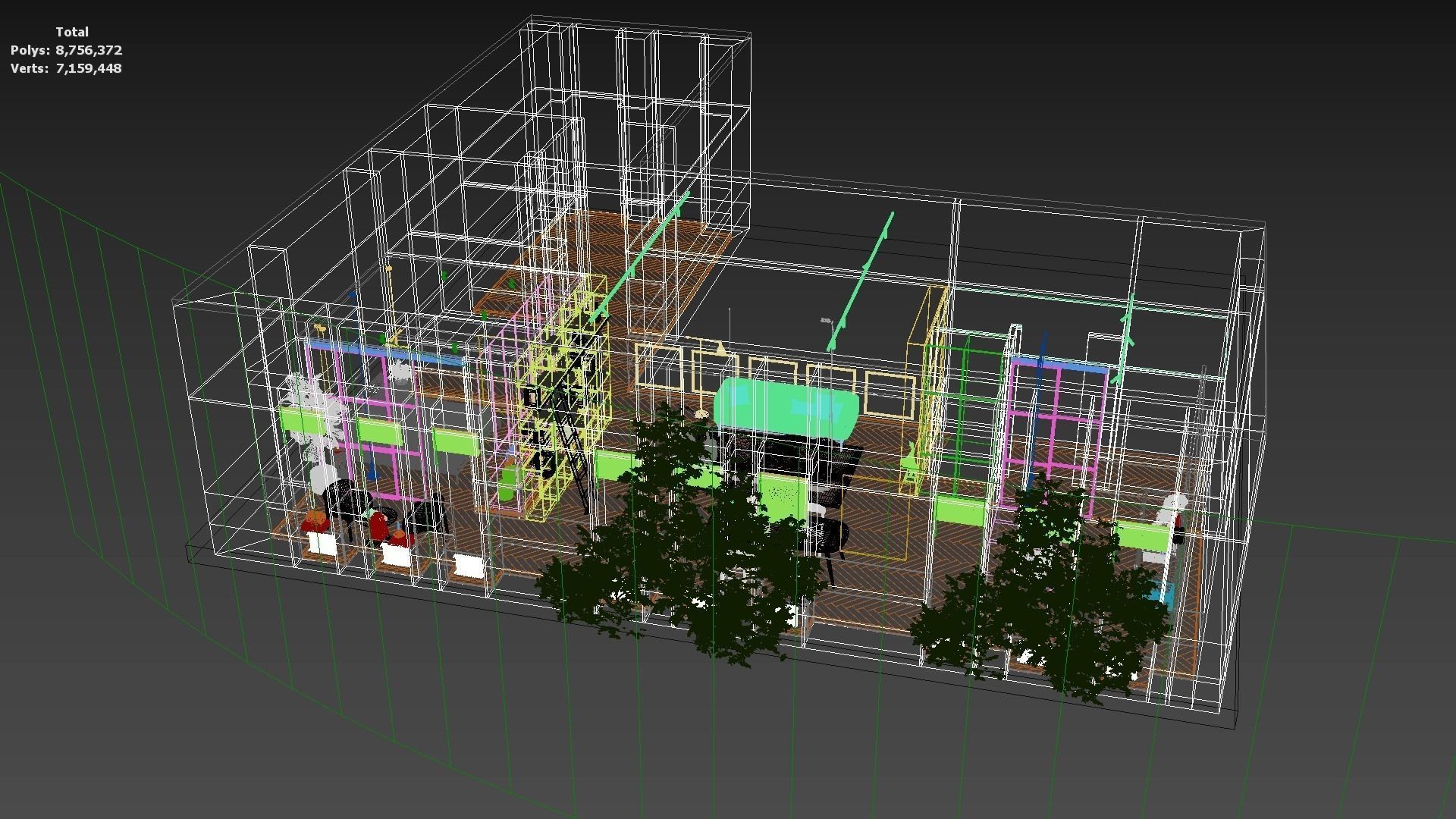 3D model Modern residential interior 02 UE5 VR / AR / low-poly | CGTrader