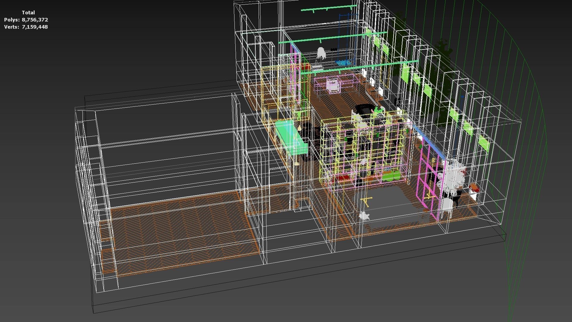 3D model Modern residential interior 02 UE5 VR / AR / low-poly | CGTrader