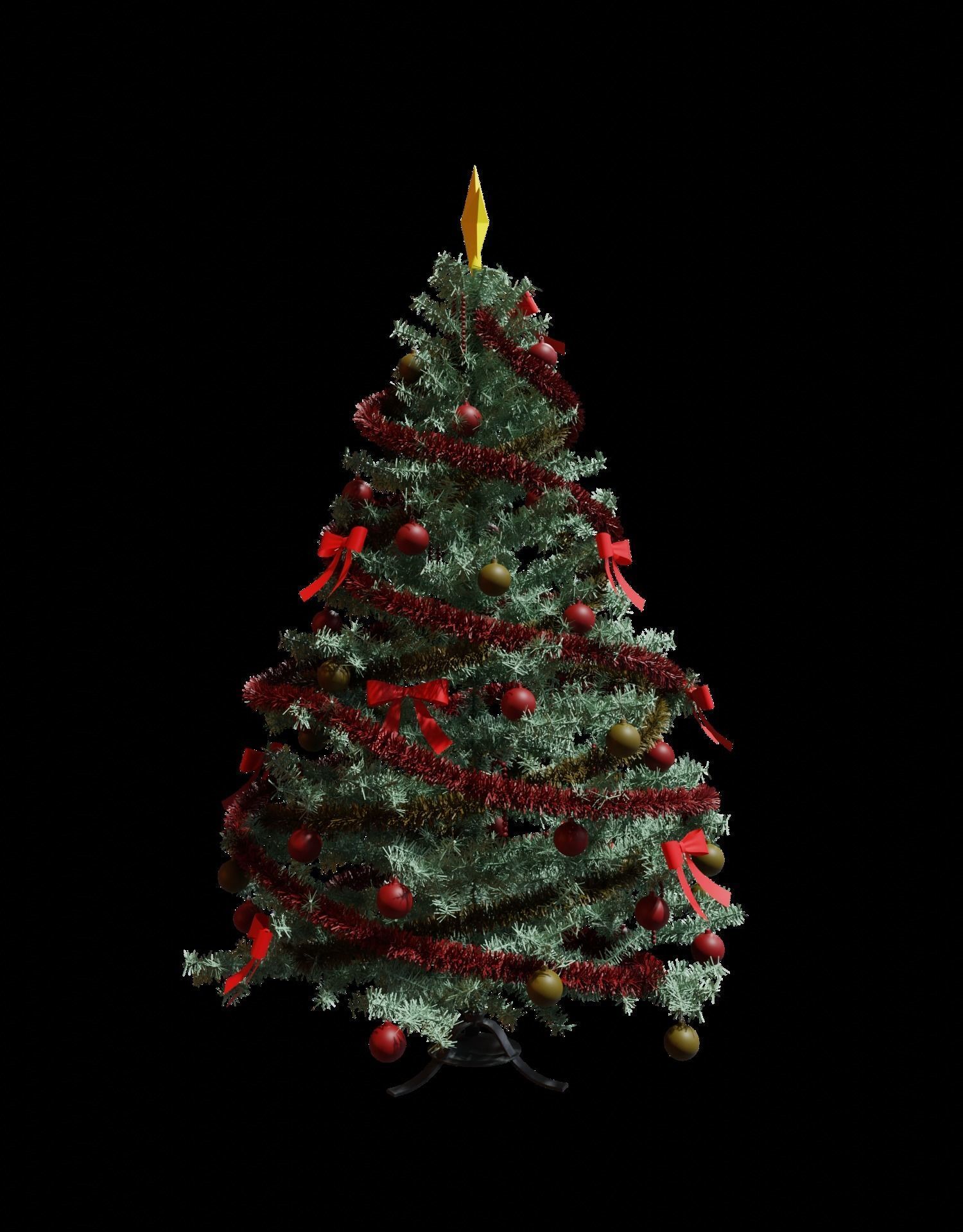Christmas tree 3D model 3D model | CGTrader